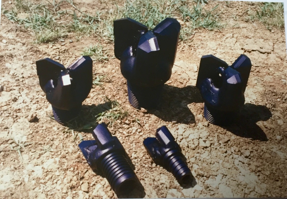 Step Type, Kelly and Auger Drag Bits 3-Way and 4-Way HD Chevron Bits